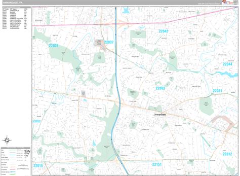 Annandale Va Zip Code Map