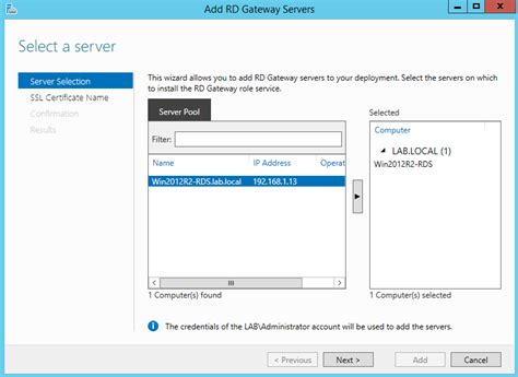 configuring remote desktop gateway rd gateway in windows server 2012