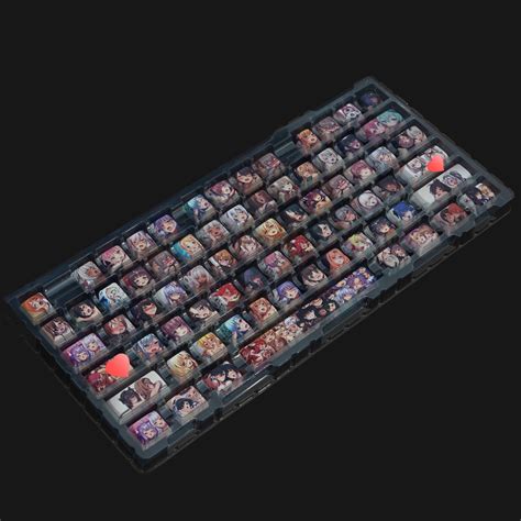 BỘ KEYCAP XDA PBT ANIME MÀU 108 PHÍM