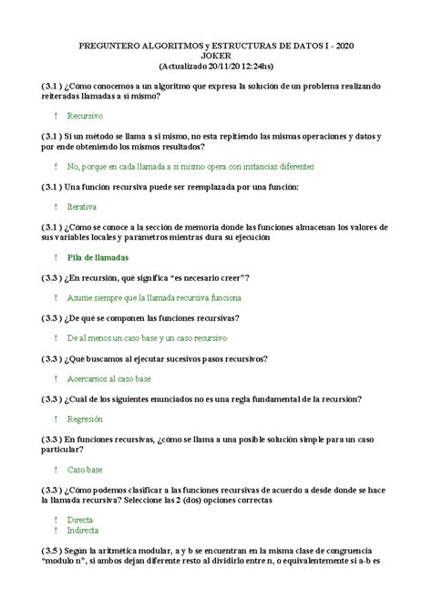 parcial 2 algoritmos y estructuras de datos 20 11 2020 preguntero