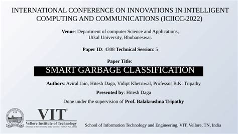 Pdf Smart Garbage Classification