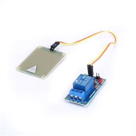 Raindrop Detection Sensor Module With 5v Relay Module