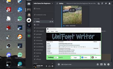 Unifont Writer On Steam