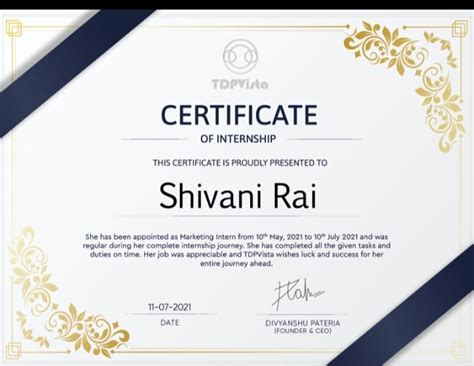shivani rai on linkedin internship summerinternship marketing thankyou