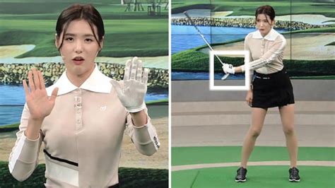 Sbs골프 아카데미 박진이 레슨 클럽 거꾸로 잡고 왼팔로만 스윙 연습하기 Sbs Golf