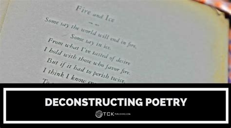 7 Tips On Deconstructing Poetry Tck Publishing