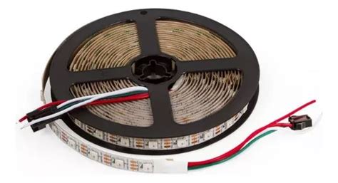 Tira Led Ws2812b 60ledm Direccionables 5v 5 Metros Ip30 Mercadolibre