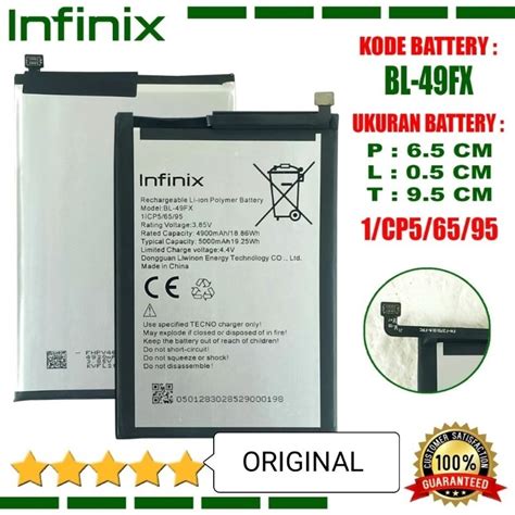 Jual Baterai Original Infinix Hot Pro X A X B X C Bl Fx Bl Fx Smart Note Note