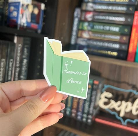 Enemies To Lovers Book Trope Sticker Romance Novel Tropes Etsy