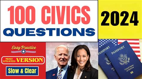 100 Civics Questions And Answers 2024 By Groups For U S Citizenship