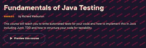 Fundamentals Of Java Testing Eshoptrip