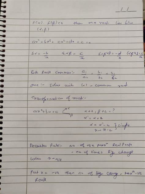 Sequence And Series And Quadratic Equations Short Notes Upvote For Better Reach R Jeeneetards
