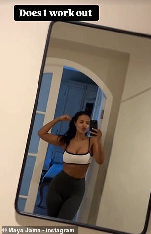 Maya Jama Puts On A Very Busty Display And Flaunts Her Toned Abs In