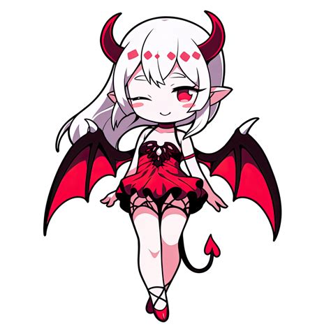 Cute Chibi Succubus Ai Generative 33494476 Png