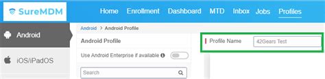 How To Enroll An Android Device In Suremdm Using Android Enterprise