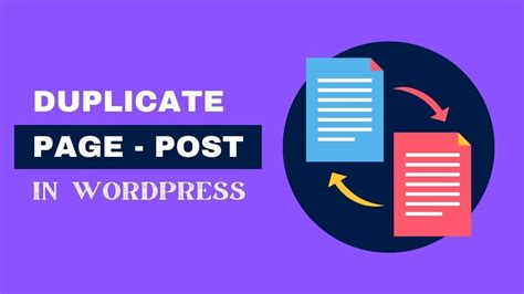How To Duplicate Page And Post In Wordpress বাংলা Youtube