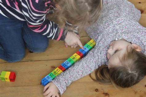 Measuring With Blocks Northwest Montessori Preschool