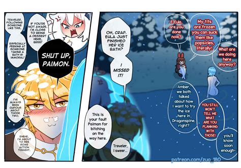 Post Amber Eula Lawrence Genshin Impact Zuo