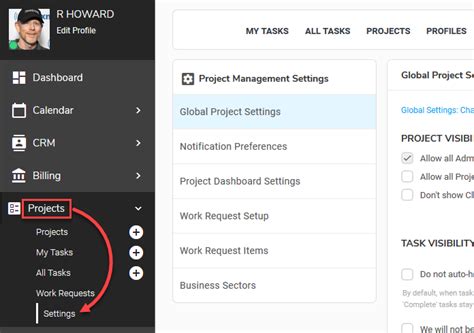 Projects Project Settings Suitedash Help Documentation