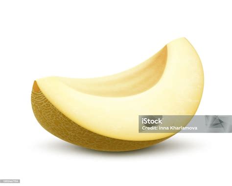 익은 신선한 허니듀 멜론 멜론 조각 사실적인 3d 벡터 일러스트레이션 흰색 배경에 고립되어 있습니다 3차원 형태에 대한 스톡 벡터 아트 및 기타 이미지 Istock