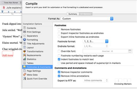 Annotations Messaging In Scrivener Scrivenervirgin