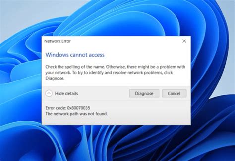 How To Fix Error Code 0x80070035 The Network Path Was Not Found On Windows 11 Bugsfighter