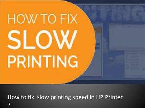 PPT How To Fix Slow Printing Speed PowerPoint Presentation Free Download ID 8095315