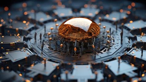 Premium Photo Nanobots Constructing Intricate Nanocages