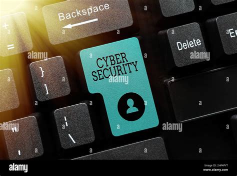 Writing Displaying Text Cyber Security Business Approach Protect A