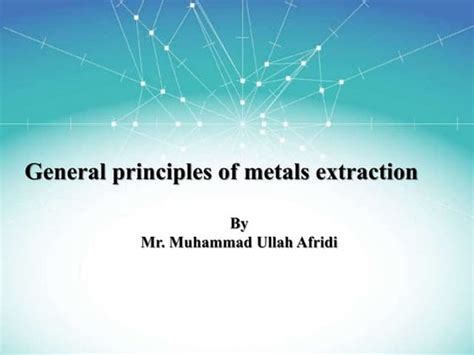 Extraction Of Zinc Pptx