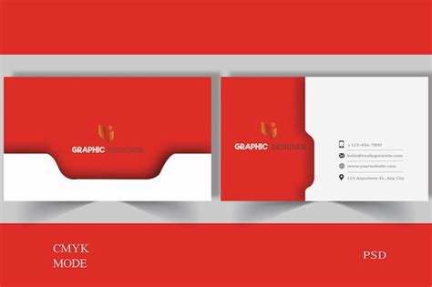 minimal red card design psd 10 000 high quality free psd templates