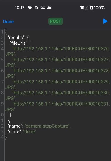 ricoh theta disable auto level topbottomcorrection for interval