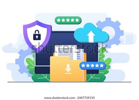 Cloud Computing Database Service Synchronize Data Stock Vector Royalty Free 2407729155