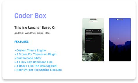 Github Siddhesh2377 Coder Box Coder Box Is A Launcher Base On Android Windows Mac Linux