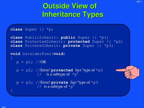 Ppt C Addendum Inheritance And Encapsulation Powerpoint