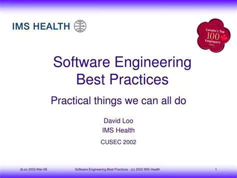 ppt software engineering best practices powerpoint presentation free