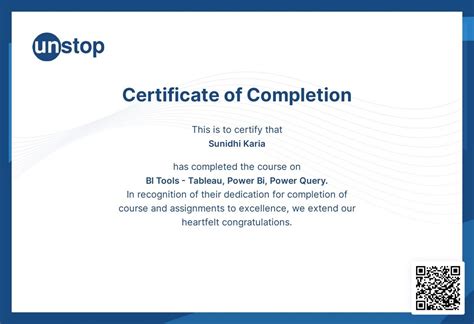 Sunidhi Karia On Linkedin Dataanalytics Tableau Powerbi Certificationcompleted