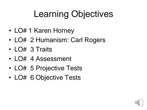 SOLUTION Ppt Horney Humanism And Trait Theory Studypool