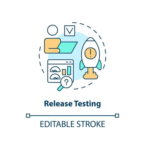 Premium Vector Release Testing Concept Icon