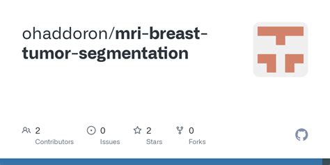 Github Ohaddoronmri Breast Tumor Segmentation