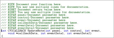 labwindows cvi tip generate documentation for your functions ni community