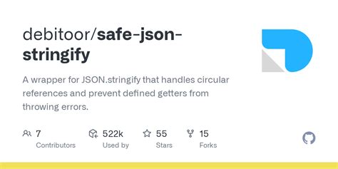 GitHub Debitoor Safe Json Stringify A Wrapper For JSON Stringify