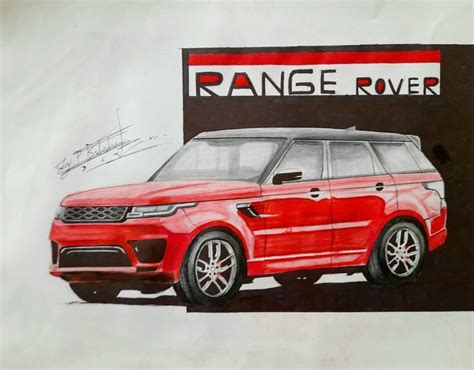 Range Rover Svr Drawing Range Rover Svr Range Rover Rover