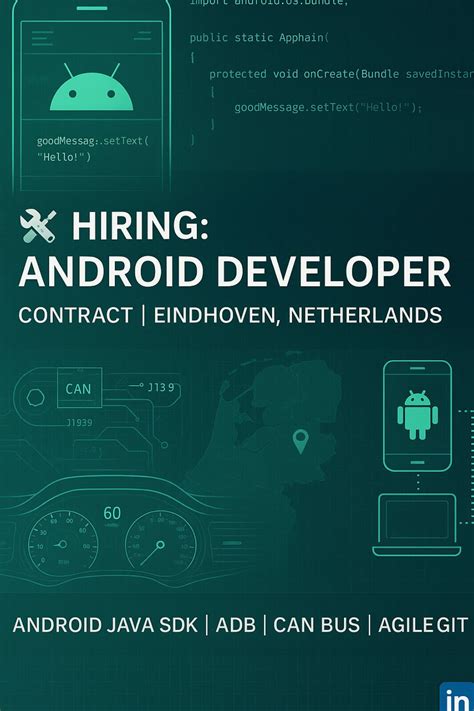 Androiddeveloper Hiringnow Eindhovenjobs Contractrole Canbus J1939 Agilejobs Git