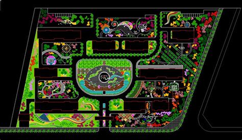 Residential Landscape Design 5 Cad Design Free Cad Blocksdrawings