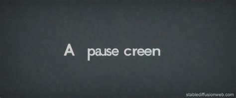Stream Pause Screen Stable Diffusion Online