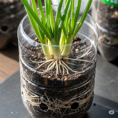 Space Saving Bottle Garden For Scallions Home Garden Tips