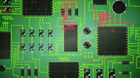 Premium Stock Video Circuit Board And Codes