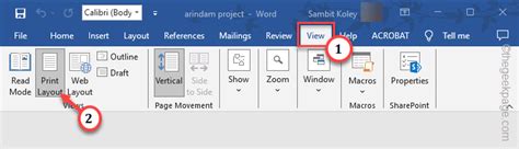 design tab is not showing in microsoft word fix