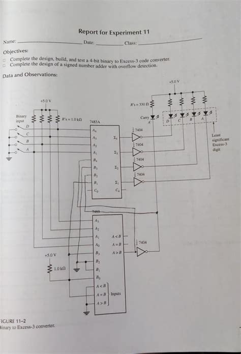 Solved Report For Experiment 11 Name Date Class